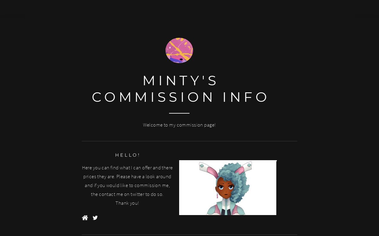 Minty's Commissions